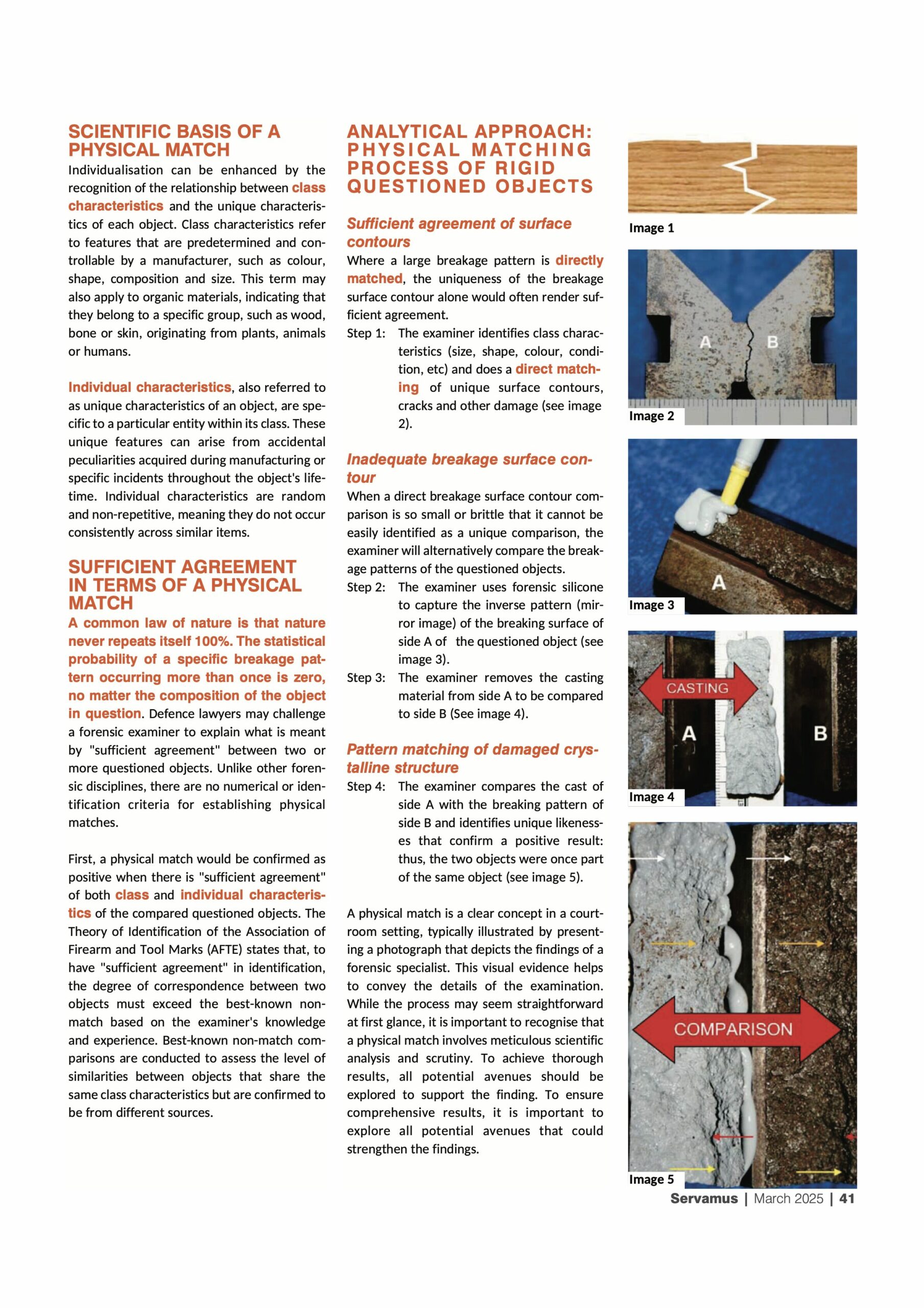 BALLISTIC EVIDENCE - Wesco Forensic Services